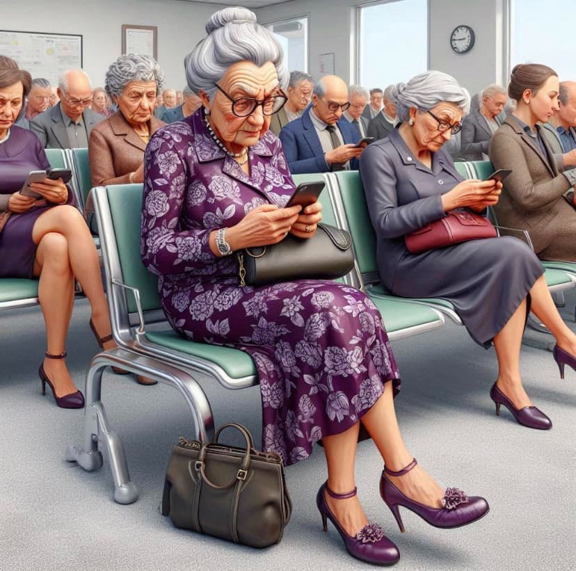Solve A waiting room is a place where no one makes eye contact. jigsaw ...