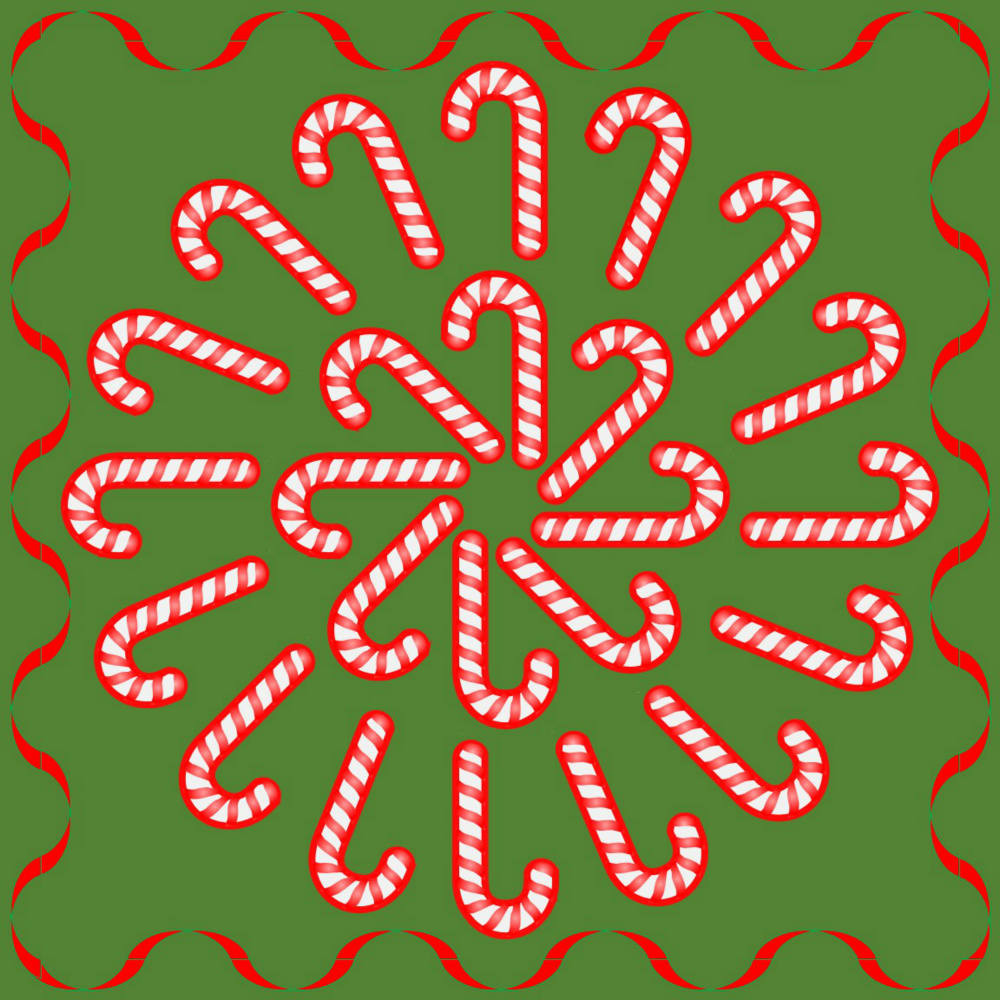 Solve Candy Cane Challenge jigsaw puzzle online with 100 pieces