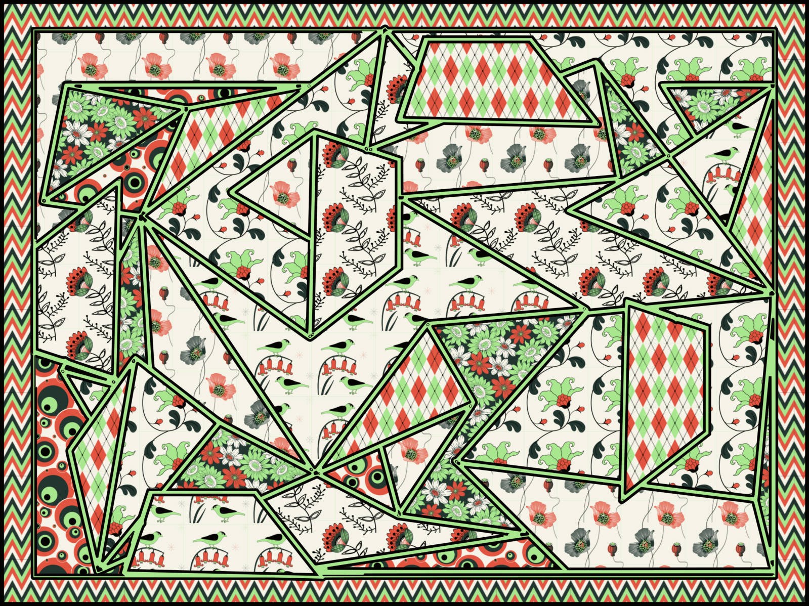 Solve Epic shapes jigsaw jigsaw puzzle online with 374 pieces