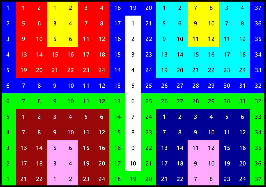 Solve Number 1175 reflected 204 jigsaw puzzle online with 204 pieces