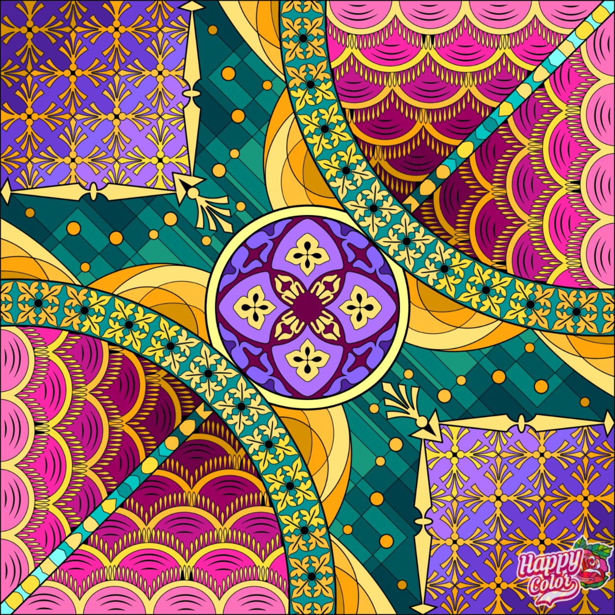 Solve Paint by number jigsaw puzzle online with 100 pieces