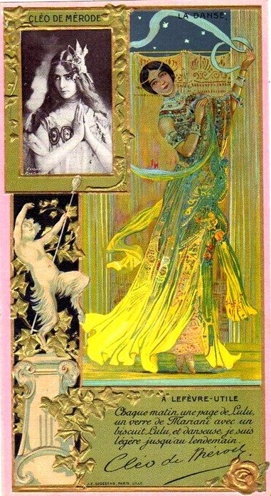 Jigsaw Puzzle | Poster vintage Cleópatra Diane de Merode - Dançarina ...