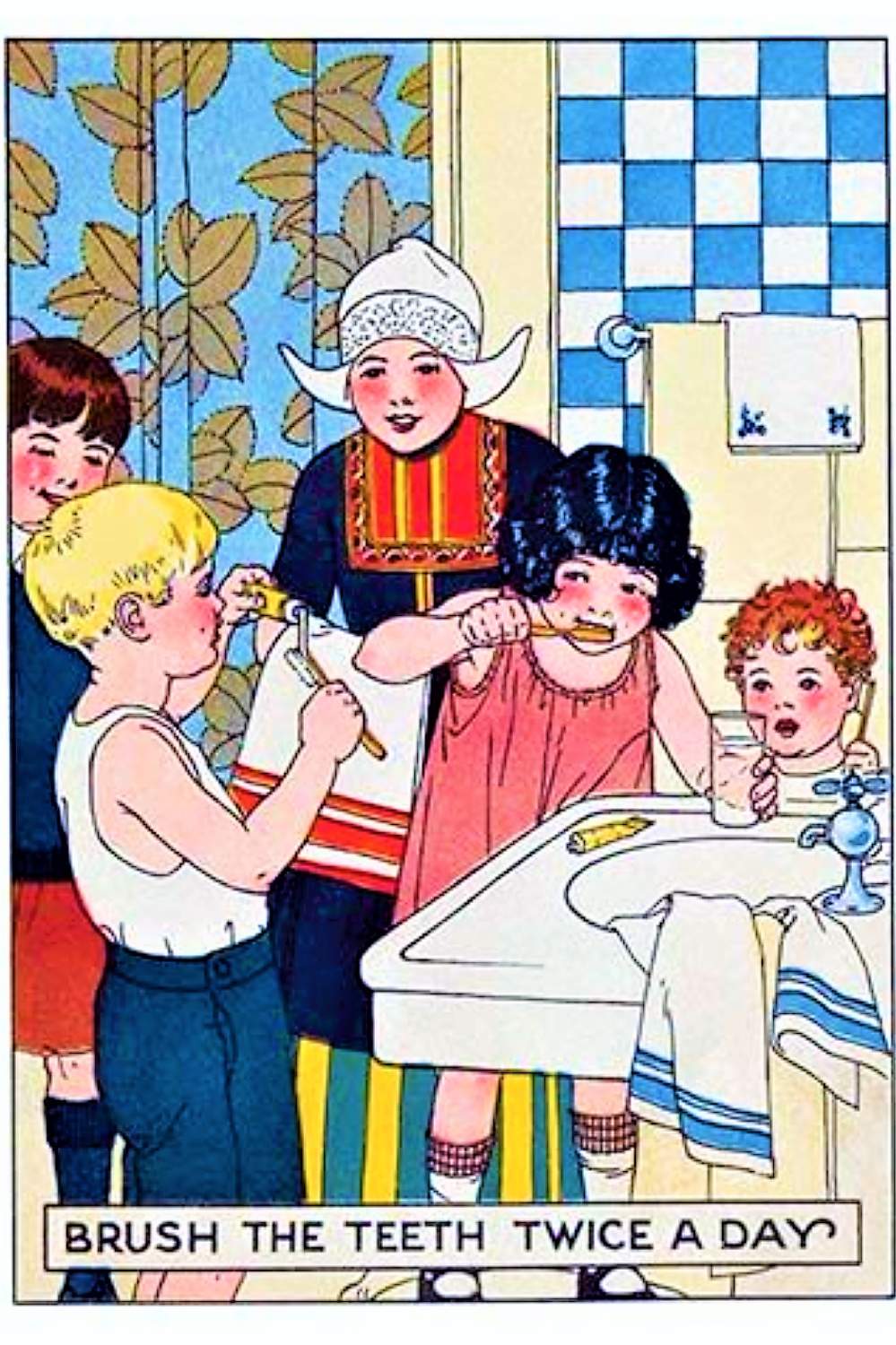 Solve Brush The Teeth Twice a Day jigsaw puzzle online with 450 pieces