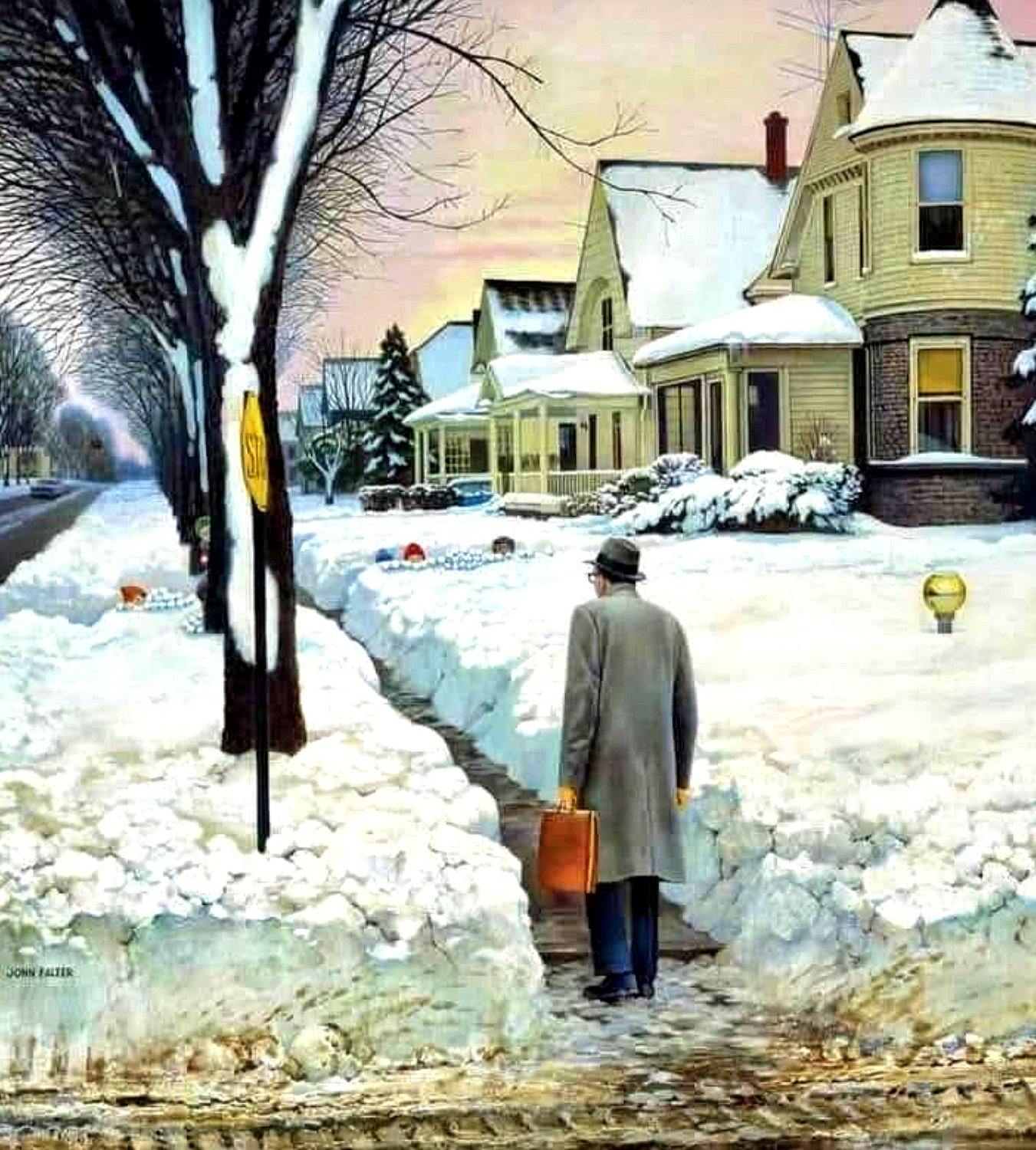 Solve Snowy Ambush jigsaw puzzle online with 90 pieces