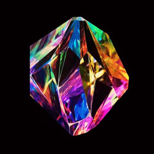 Solve A See Through Crystal jigsaw puzzle online with 9 pieces