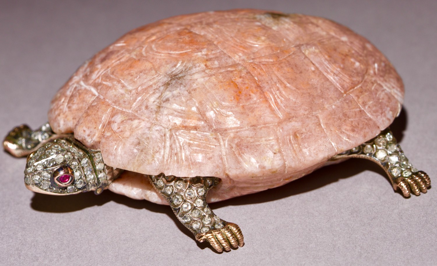 Solve Faberge Turtle Bell Push, ca. 1895-1915 jigsaw puzzle online with 60 pieces