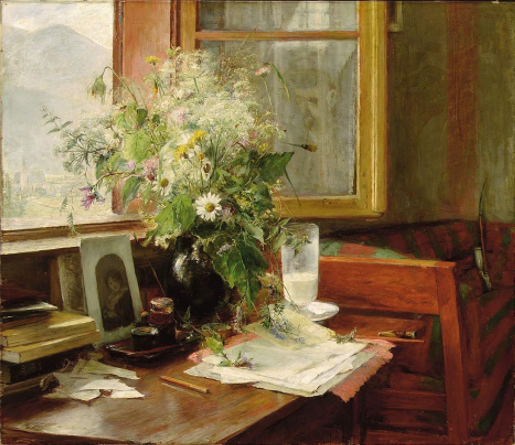 Solve View through a window jigsaw puzzle online with 288 pieces