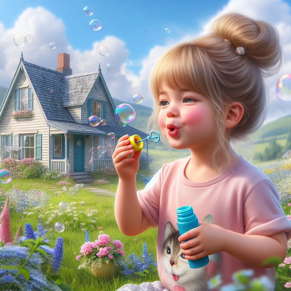 Solve Bubbles jigsaw puzzle online with 49 pieces