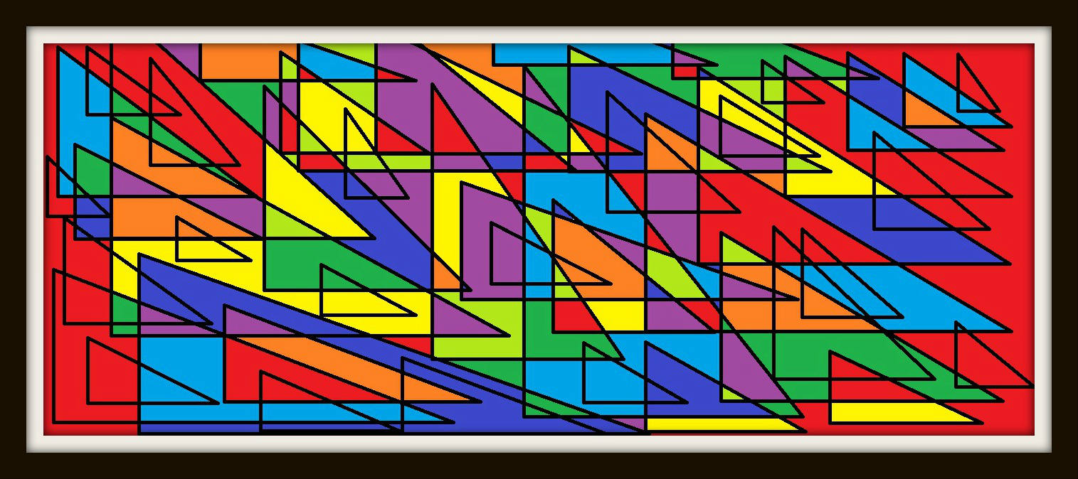 Solve Triangle Crazy! jigsaw puzzle online with 275 pieces