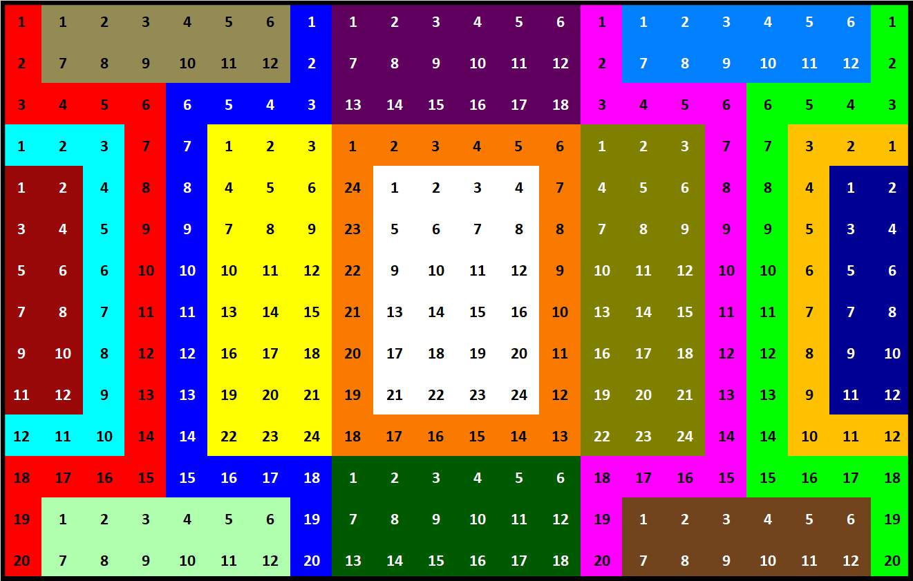 Solve Number 676 box flaps 308 jigsaw puzzle online with 308 pieces