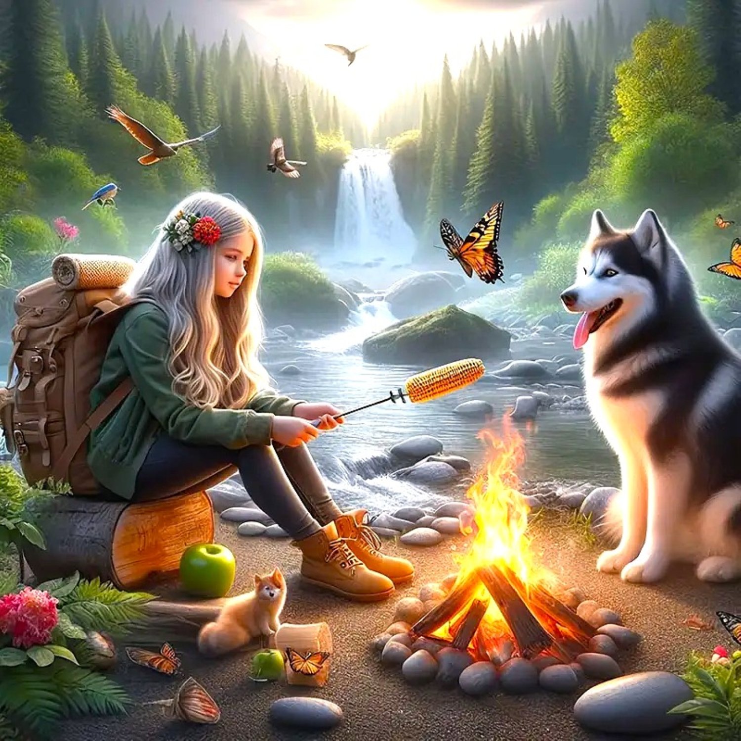 Solve Hot Roasted Corn jigsaw puzzle online with 81 pieces