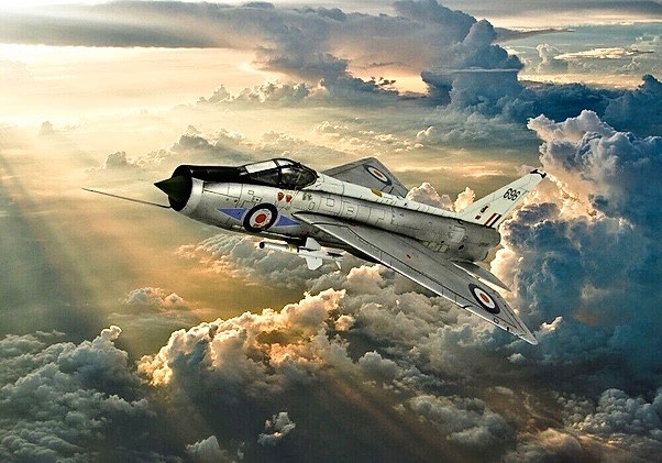 Solve English Electric Lightning. jigsaw puzzle online with 70 pieces
