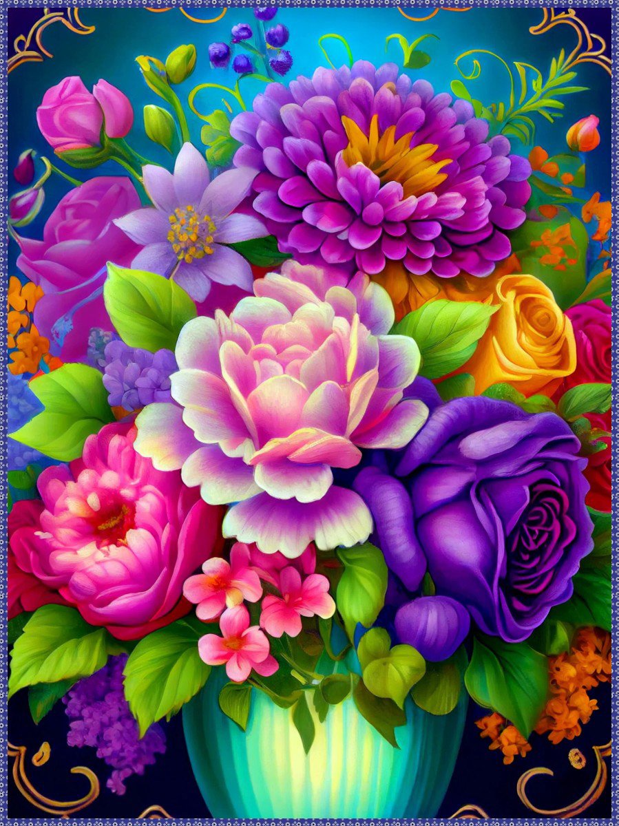 Solve Flowers jigsaw puzzle online with 88 pieces