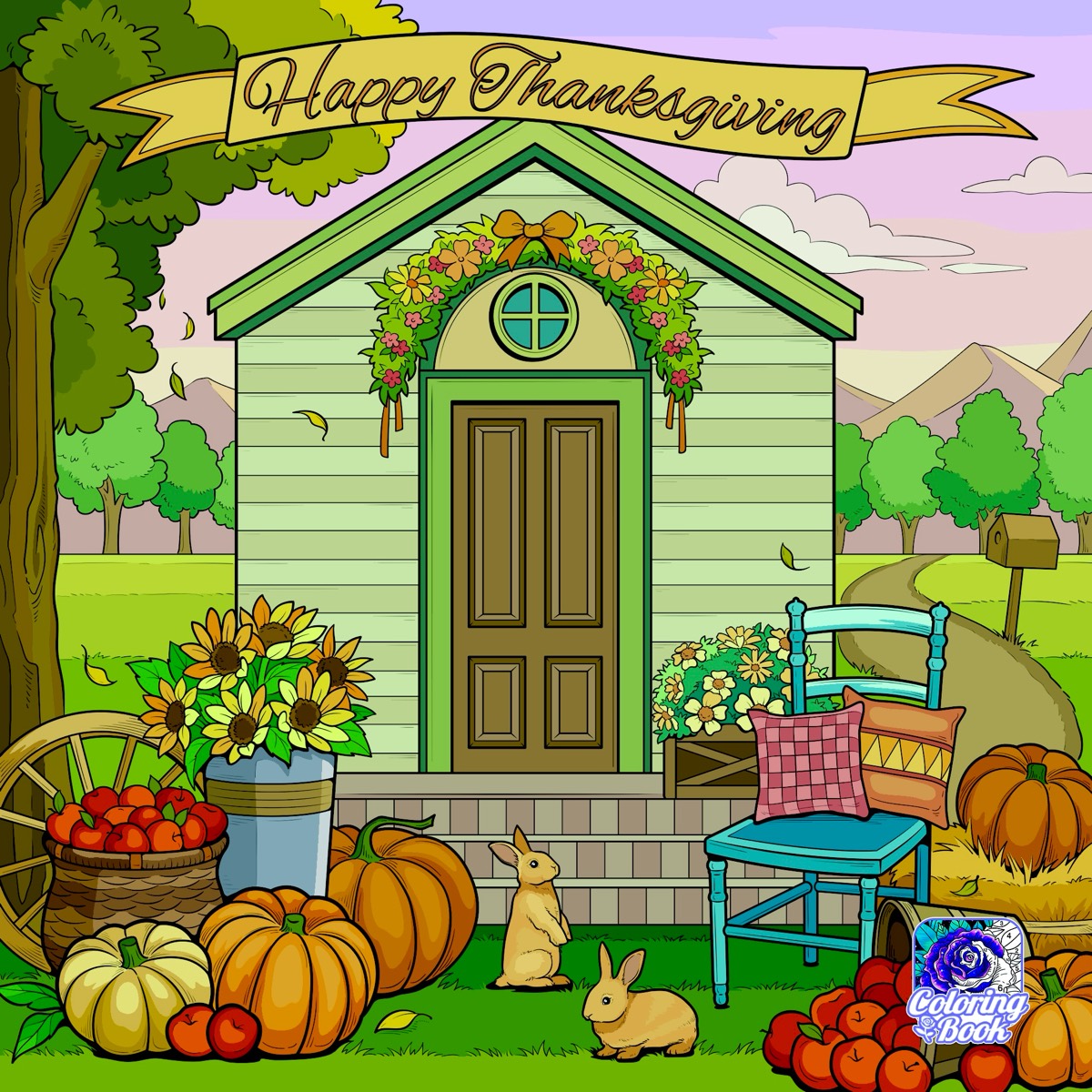 Solve Happy Thanksgiving! jigsaw puzzle online with 144 pieces