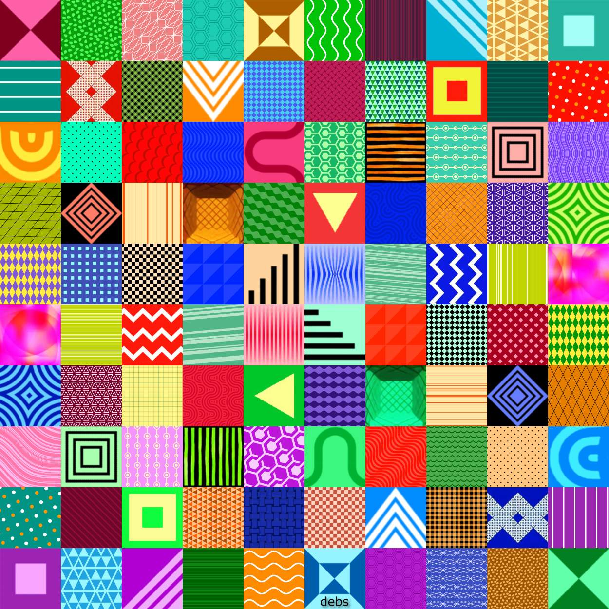 Solve Tuesday mix jigsaw puzzle online with 100 pieces