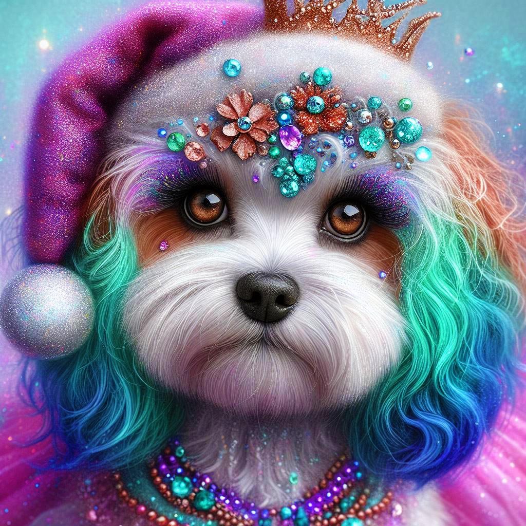 Solve Santa Princess Ella jigsaw puzzle online with 81 pieces