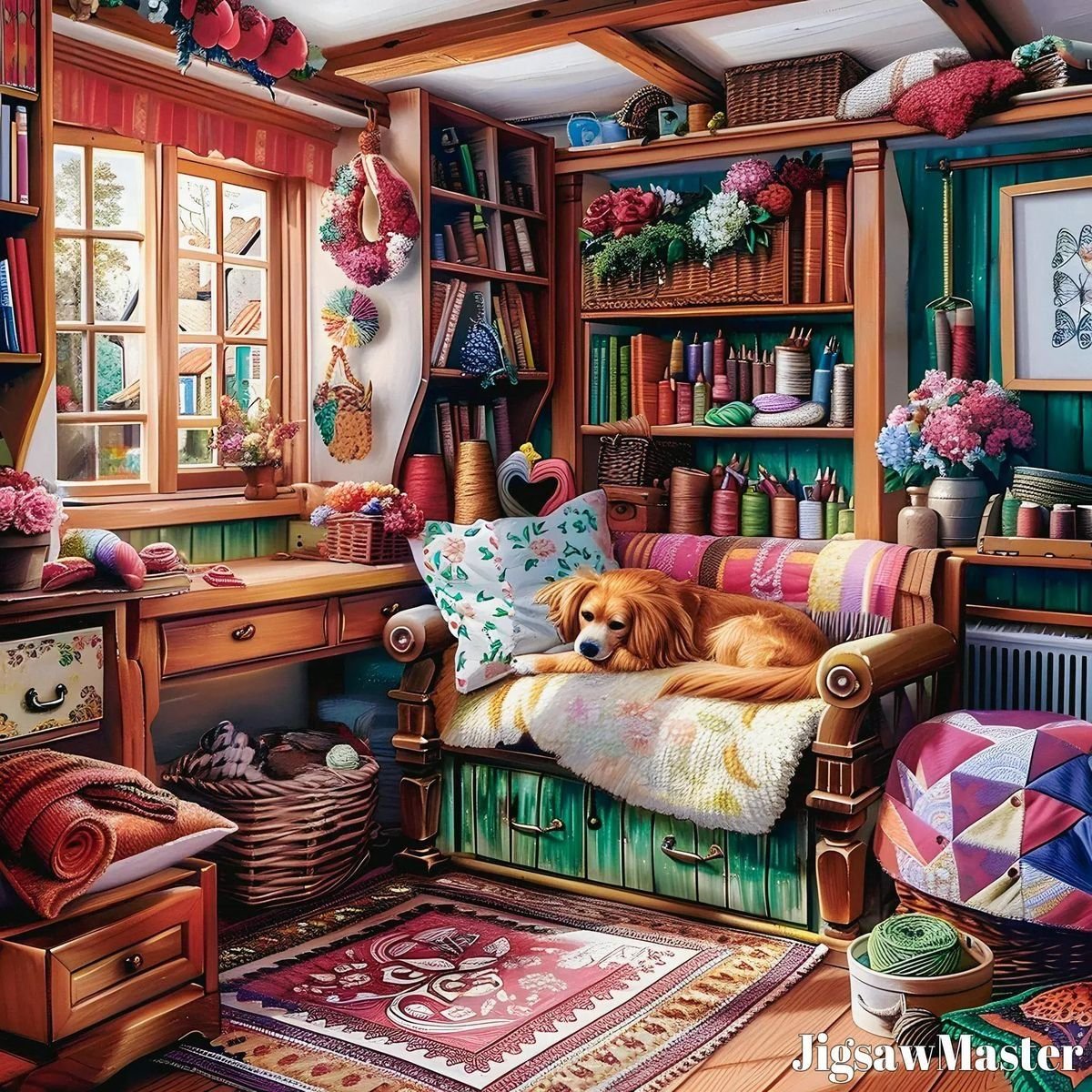 Solve Nap Time jigsaw puzzle online with 121 pieces