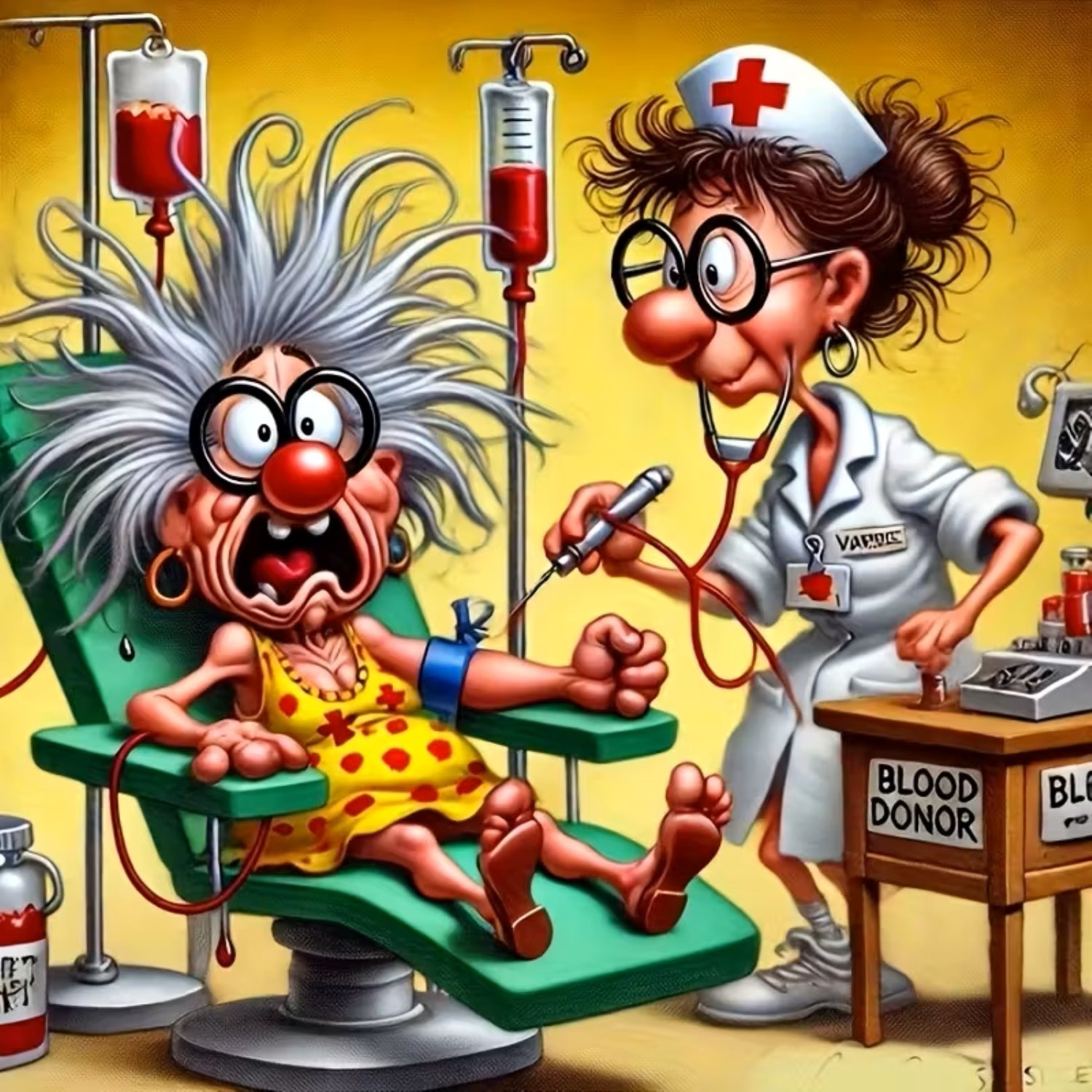 Solve Give Blood jigsaw puzzle online with 81 pieces