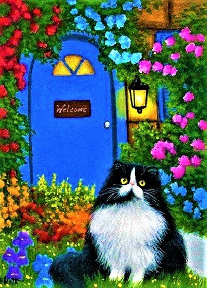 Solve Welcome - Bridget Voth jigsaw puzzle online with 54 pieces