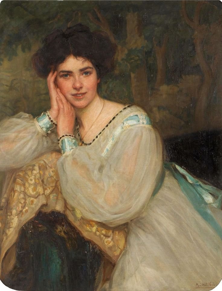 Solve Portrait of Winifred Leighton Wade ~ Maud Hall Neale 1869-1960 ...