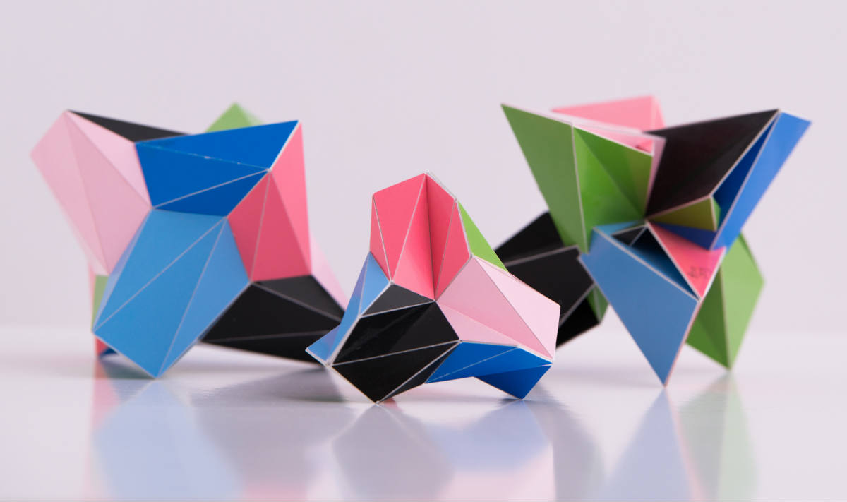 Solve Three Polyhedra with Folded Regular Heptagons jigsaw puzzle ...