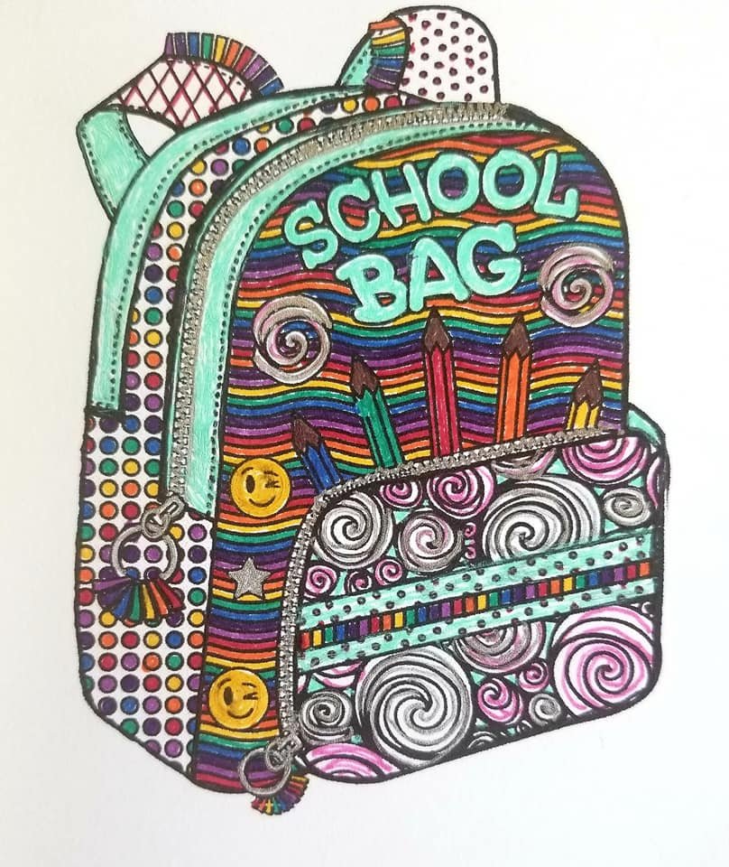 Solve Back to School jigsaw puzzle online with 56 pieces