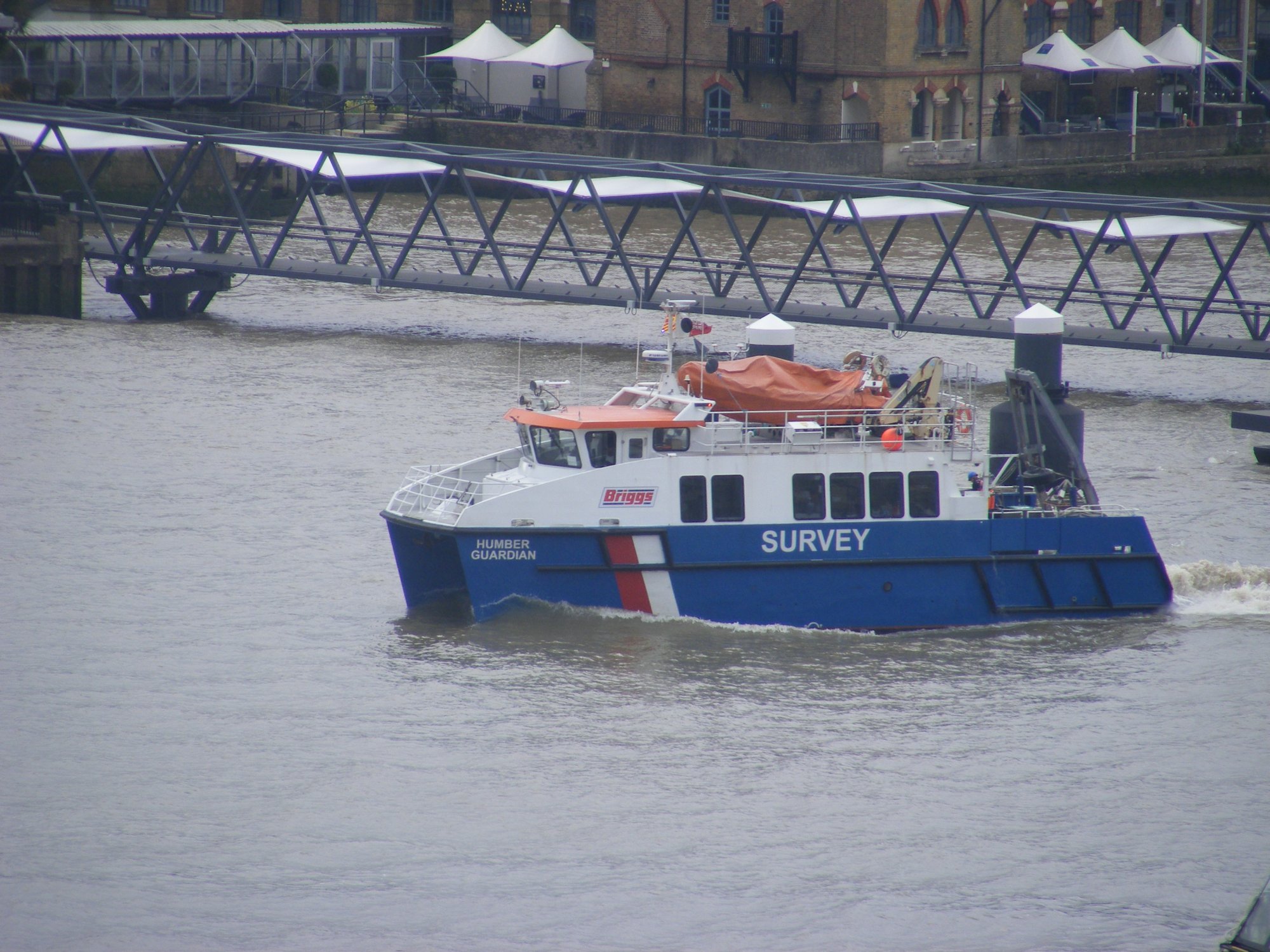 Solve HUMBER GUARDIAN - Survey Vessel jigsaw puzzle online with 204 pieces