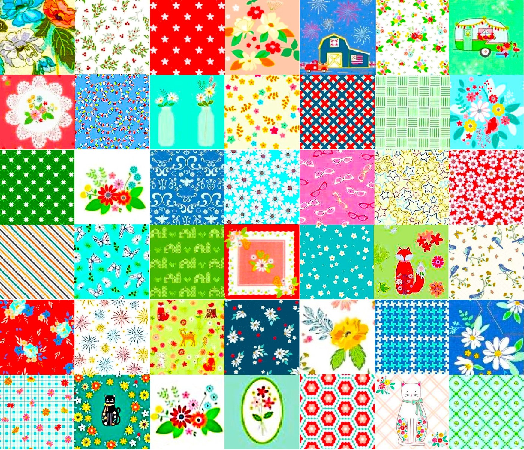 Jigsaw Puzzle | 72 pieces | PATCHWORK BEVERLY MCCULLOUGH 2 | Jigidi