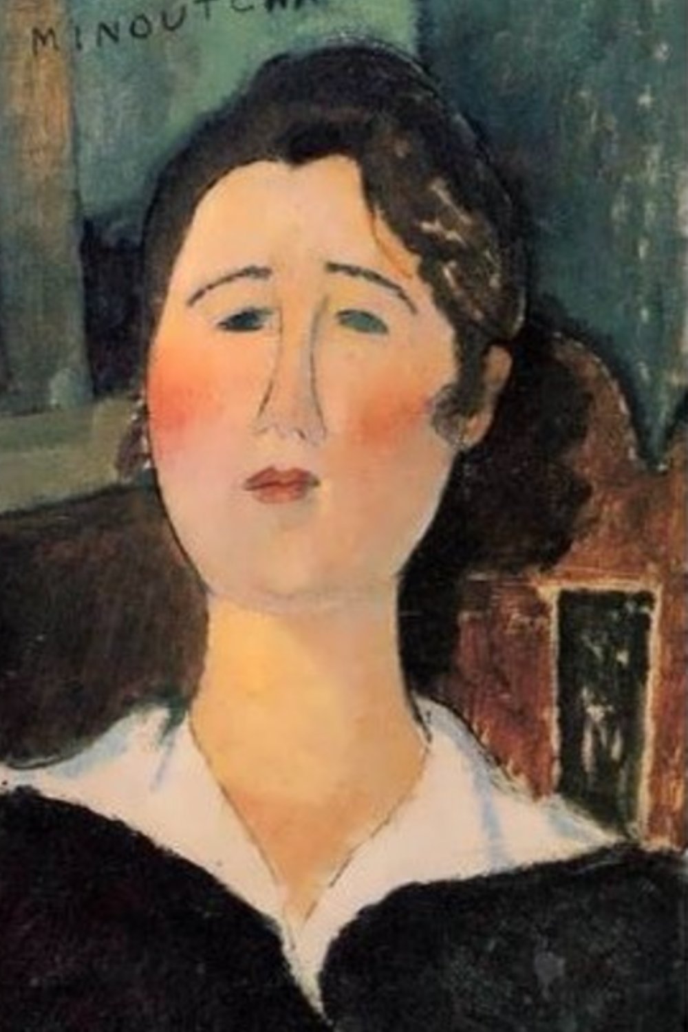 Solve Portrait of Minoutcha ~ Amedeo Modigliani (Italian, 1884-1920 ...