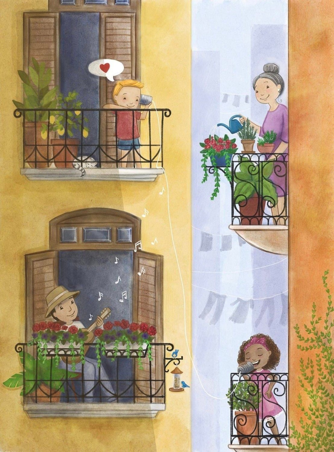 Solve neighborhood love (resize 12 to 500) jigsaw puzzle online with 70 ...