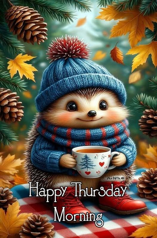 Solve Good Morning - Happy Thursday! jigsaw puzzle online with 70 pieces