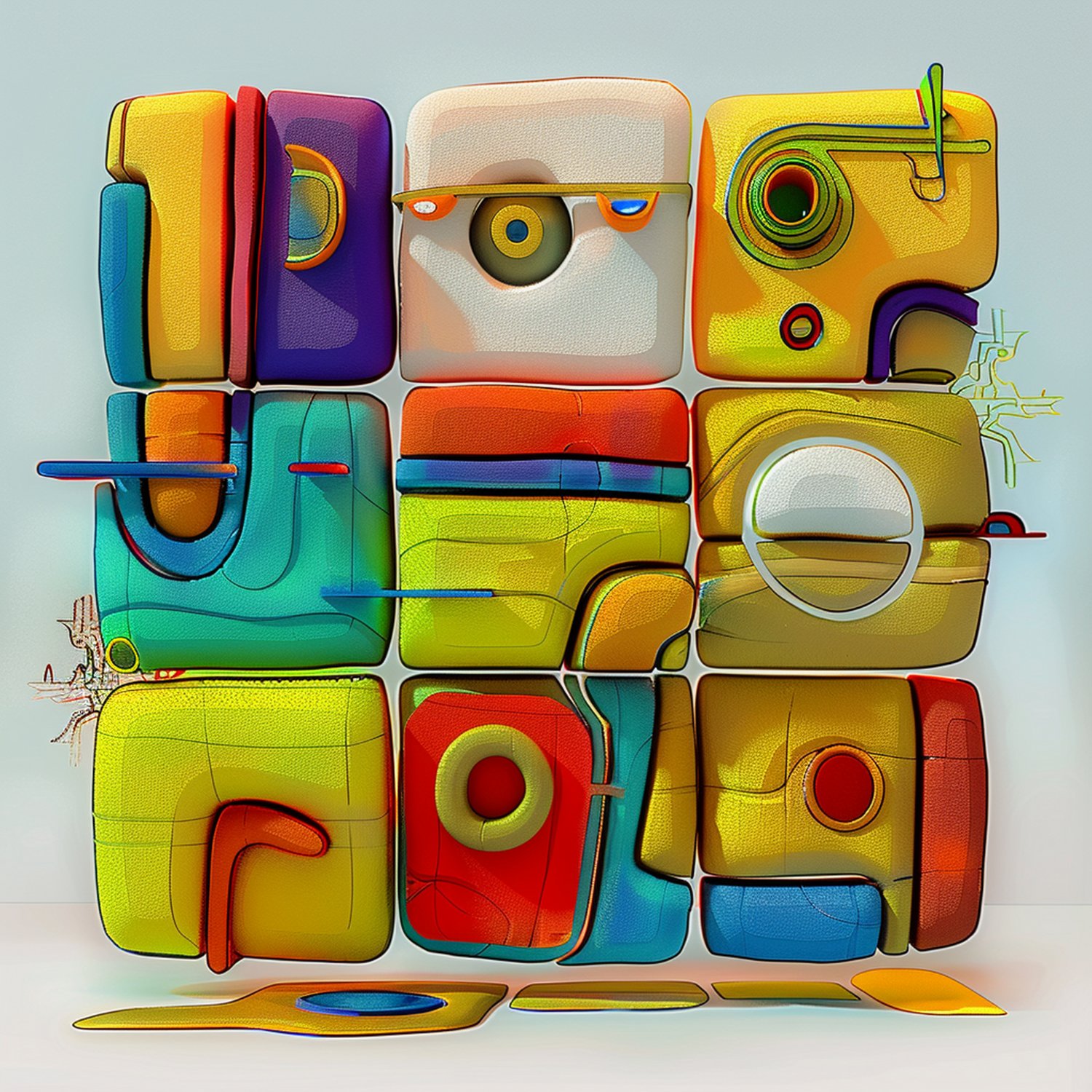 Solve Pattern jigsaw puzzle online with 600 pieces