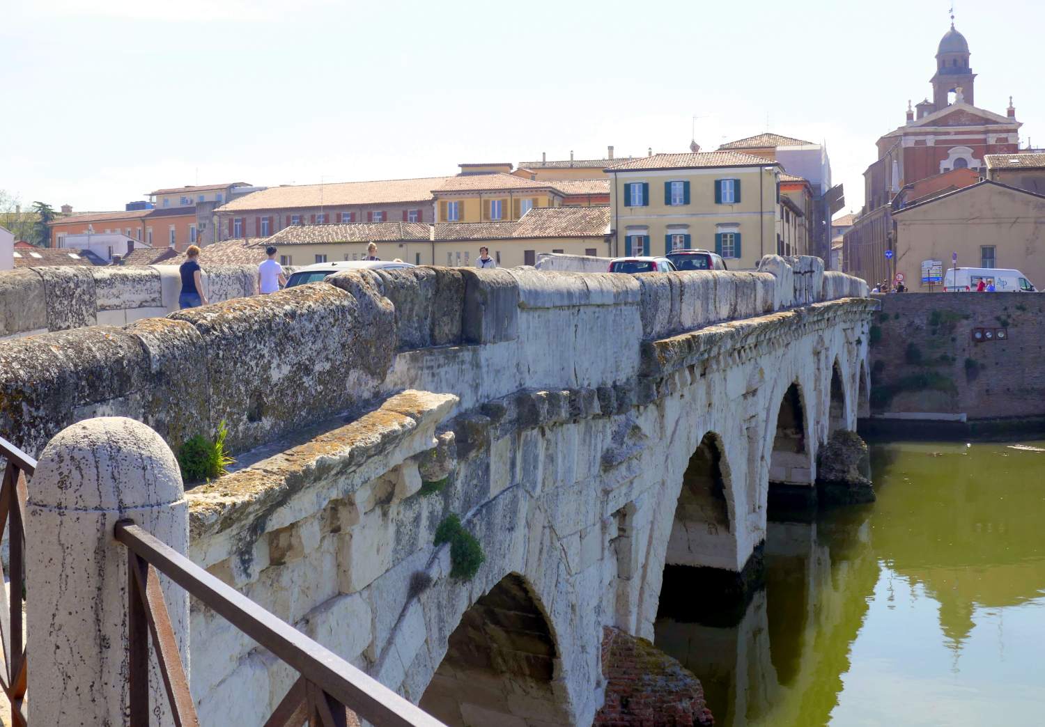 Solve Old bridge in Rimini jigsaw puzzle online with 96 pieces