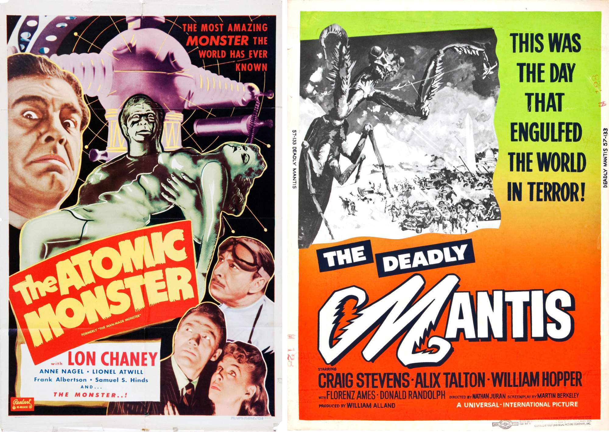 Solve The Atomic Monster ~ 1953 and The Deadly Mantis ~ 1958 jigsaw ...