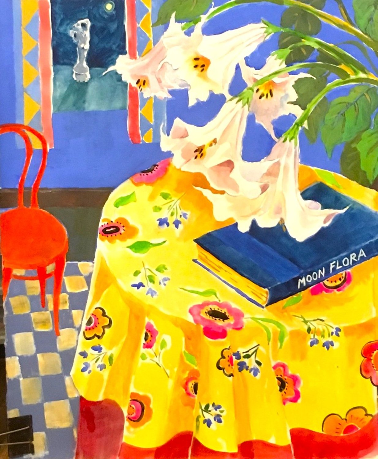 Solve Moon Flora jigsaw puzzle online with 320 pieces