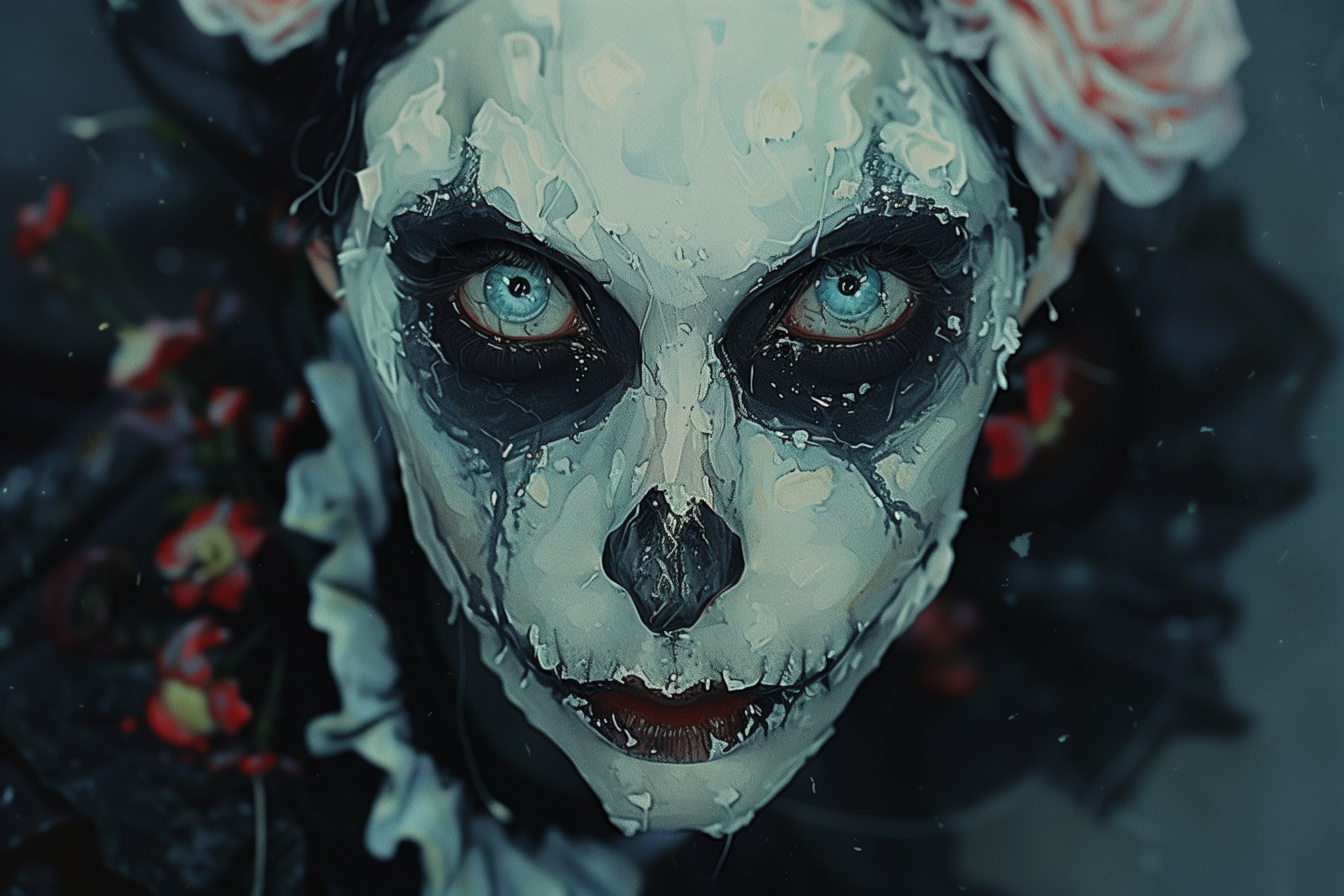 Solve Lady scary jigsaw puzzle online with 600 pieces