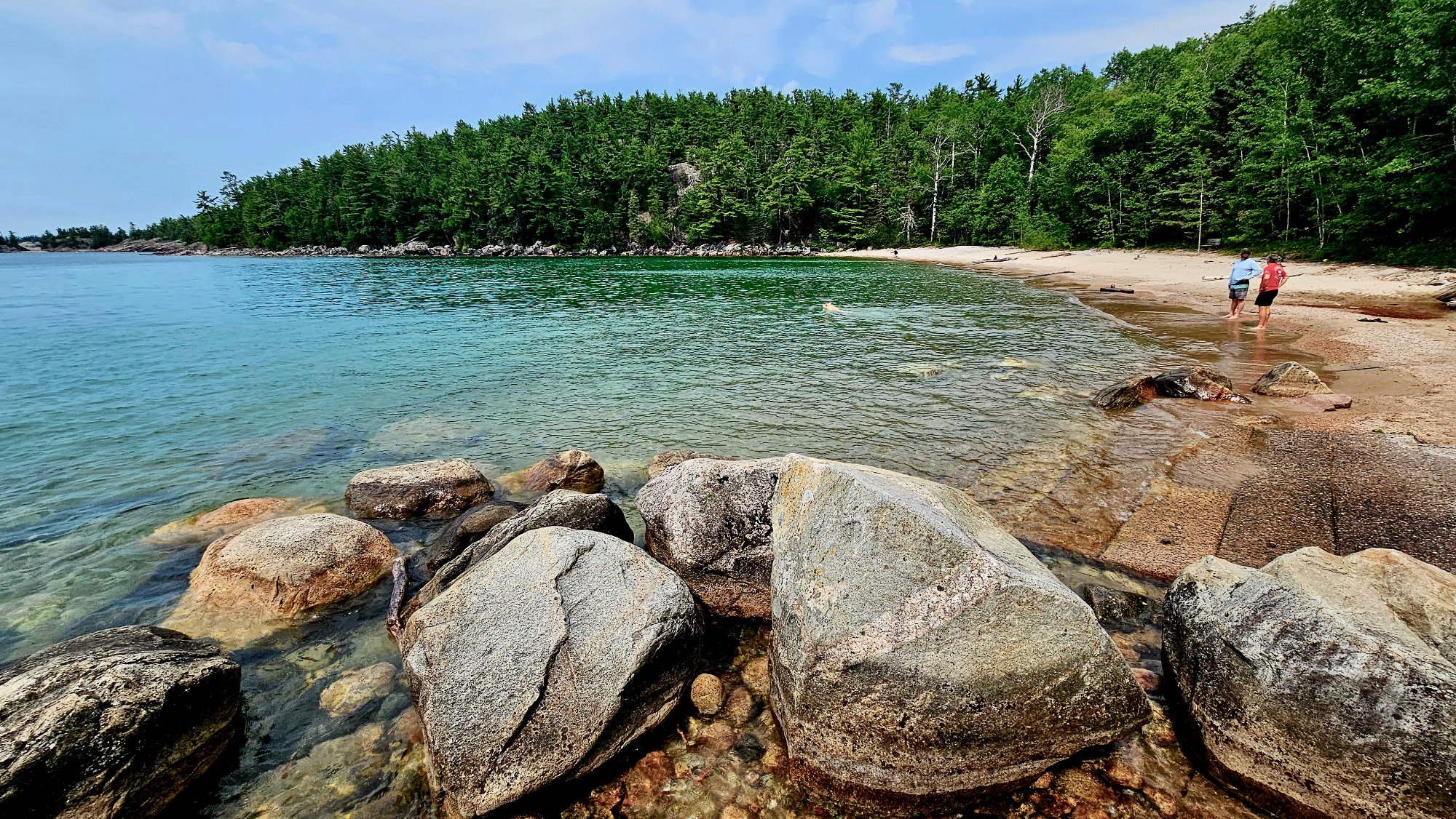 Solve Sinclair Cove, Lake Superior jigsaw puzzle online with 144 pieces