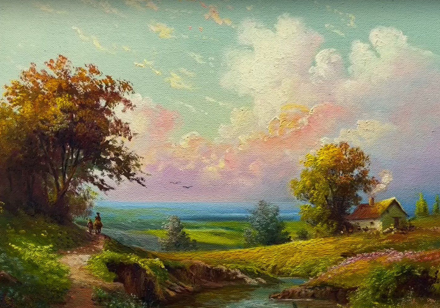 Solve Country scene jigsaw puzzle online with 300 pieces