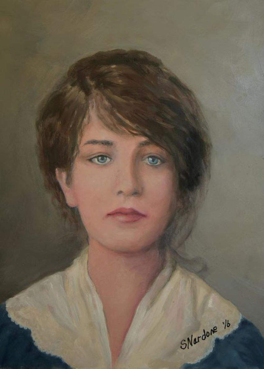 Solve Young Irish Woman on Ellis Island jigsaw puzzle online with 140 ...