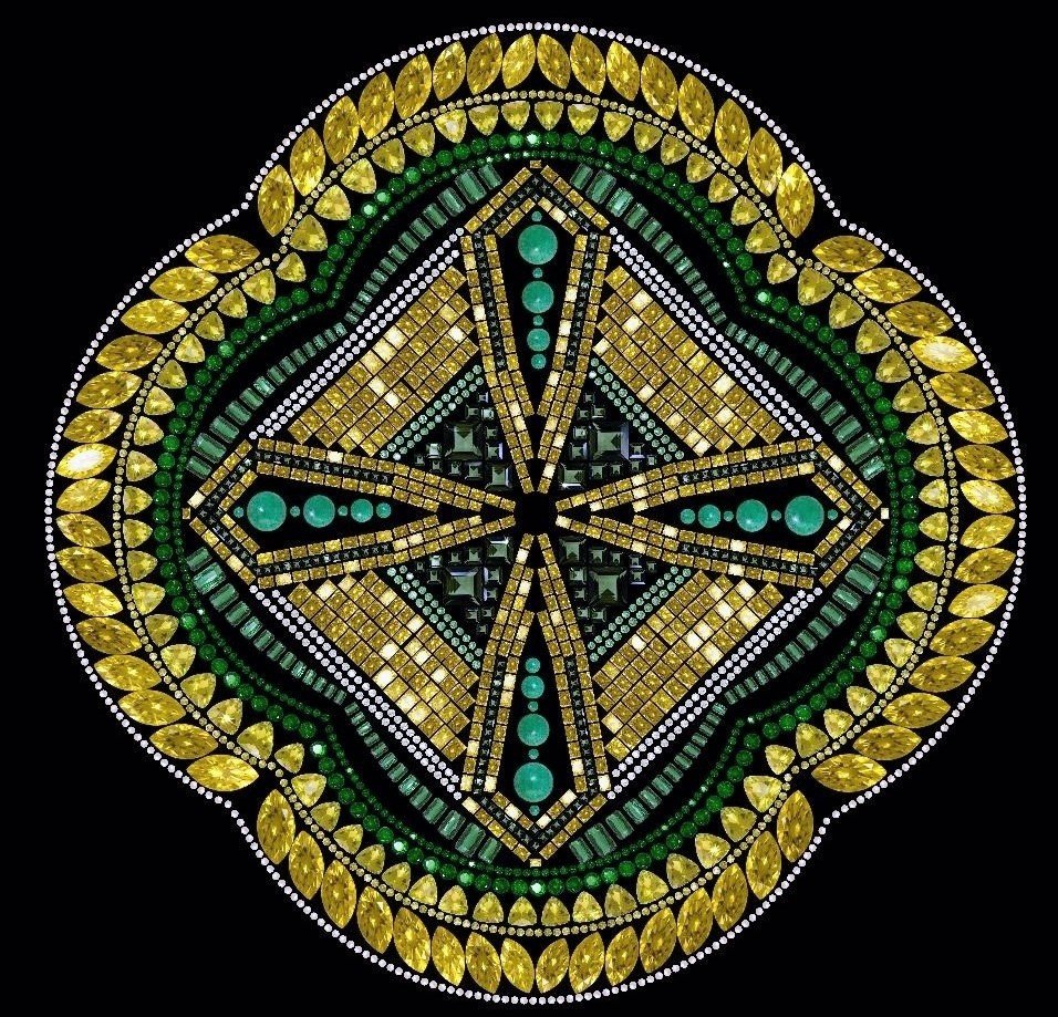 Solve Beautiful Dazzly art.. jigsaw puzzle online with 100 pieces