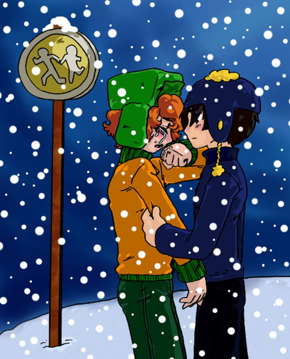 Solve South Park - Craig x Kyle - winter comfort jigsaw puzzle online ...