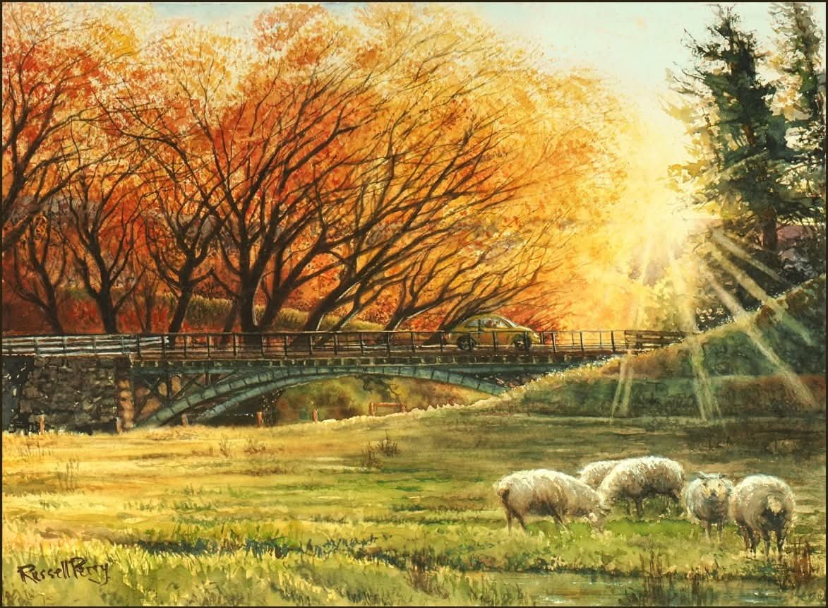 Solve Art by Russell Perry jigsaw puzzle online with 35 pieces