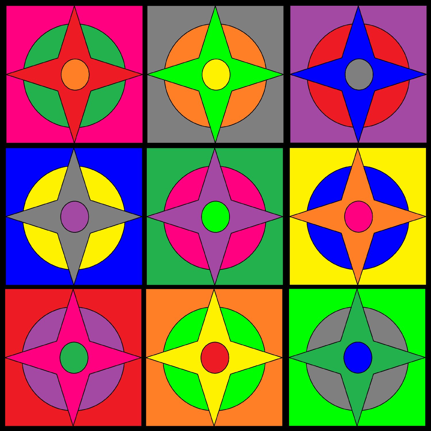 Solve STARS jigsaw puzzle online with 100 pieces