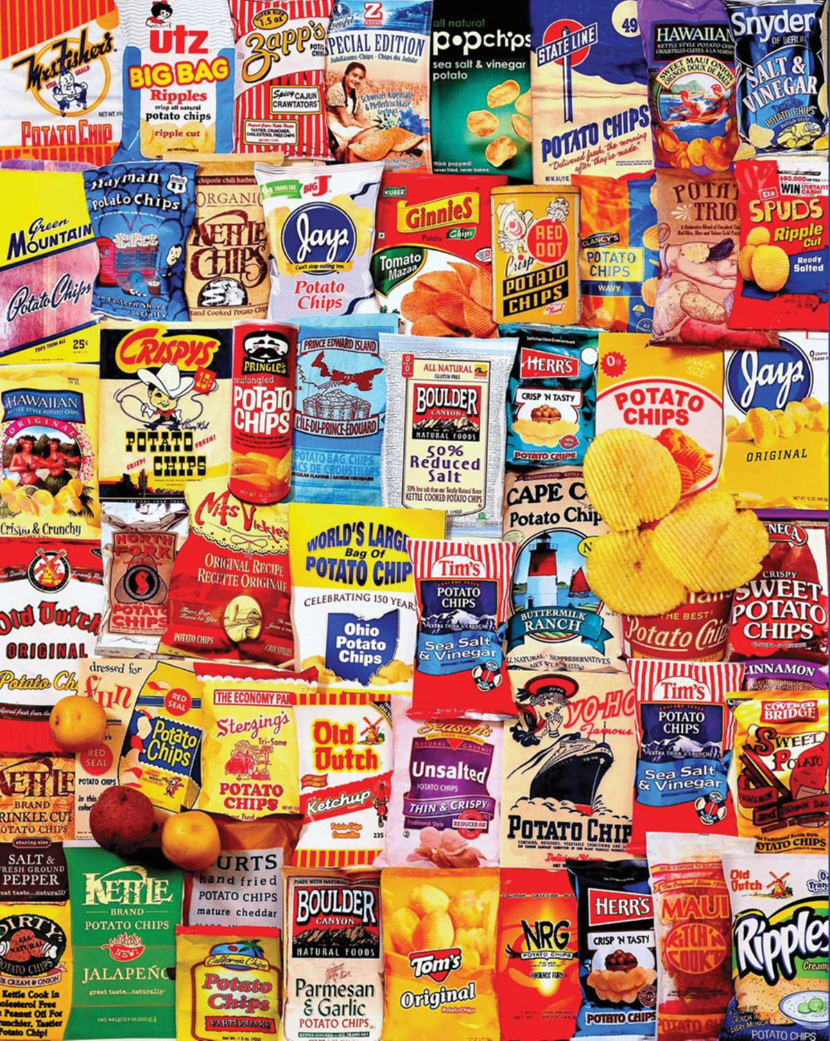 Solve Potato Chips jigsaw puzzle online with 525 pieces