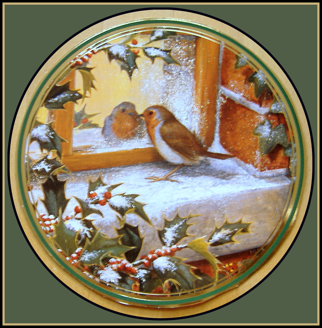 Puzzle | 196 pièces | Seasonal - Winter - Round Robins - Artist Unknown ...