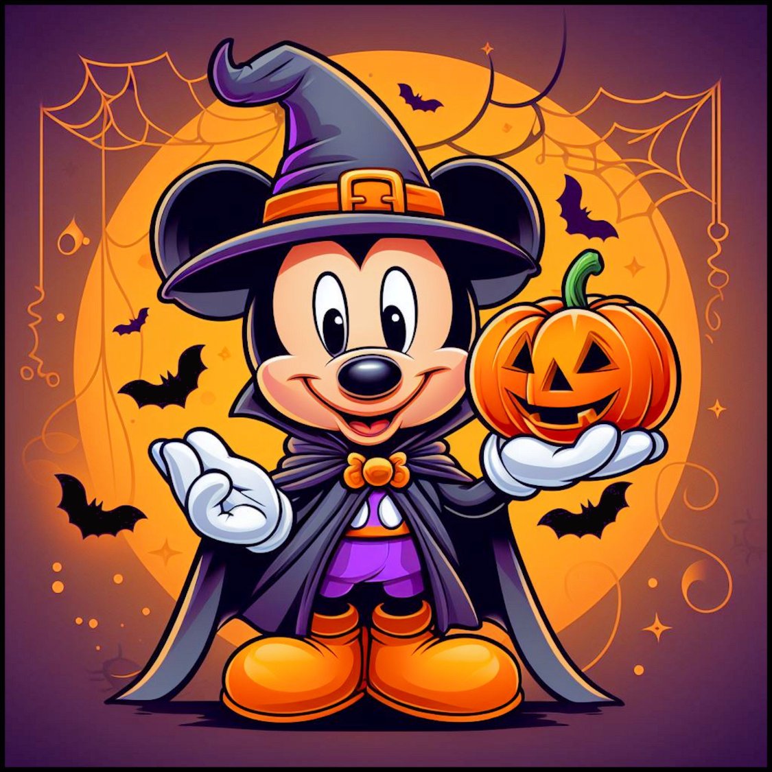 Jigsaw Puzzle | 25 pieces | MICKEY MOUSE DOING HALLOWEEN | Jigidi