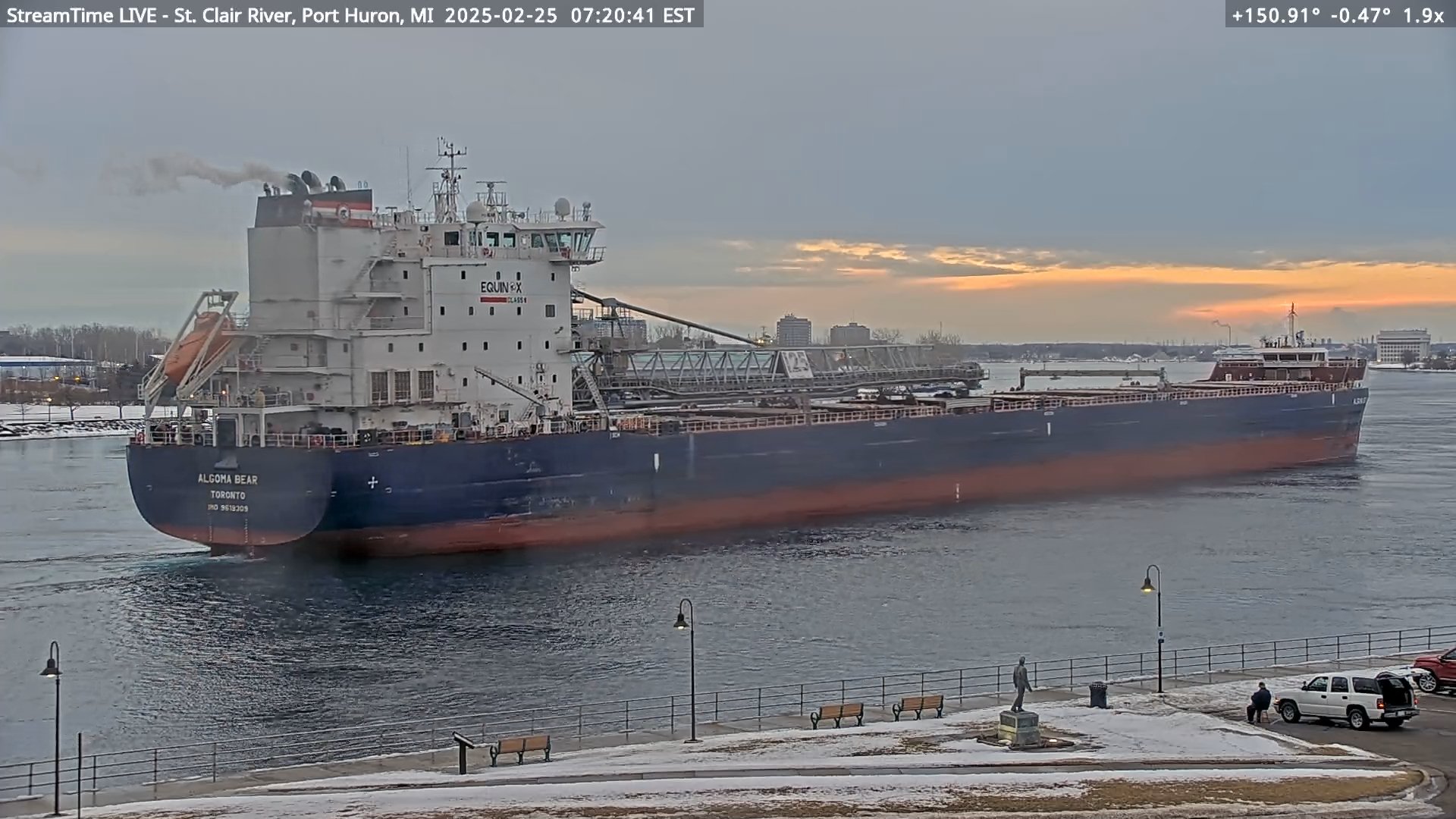 Solve Algoma Bear, Port Huron 2-25-25 jigsaw puzzle online with 84 pieces