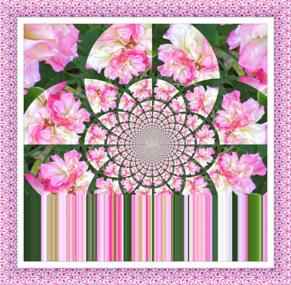 Solve Geranium Waterfall Plus Kaleido. Smaller. jigsaw puzzle online ...