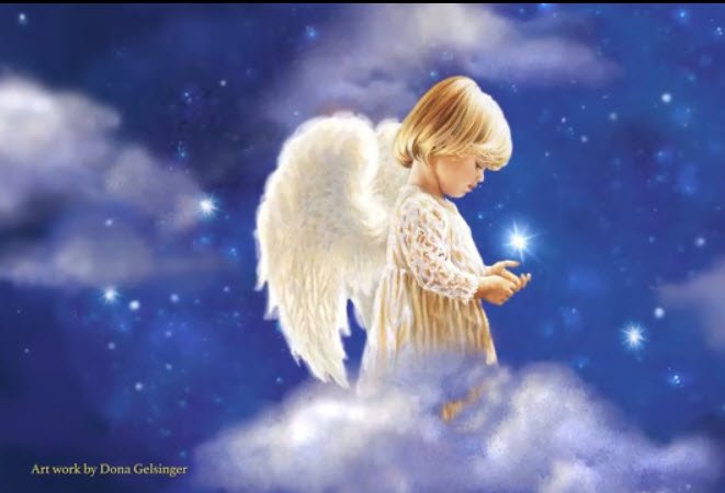 Solve Little angel jigsaw puzzle online with 54 pieces