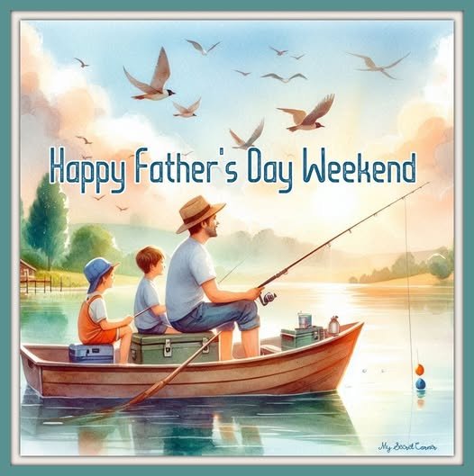 Solve Happy Father's Day Weekend! jigsaw puzzle online with 64 pieces